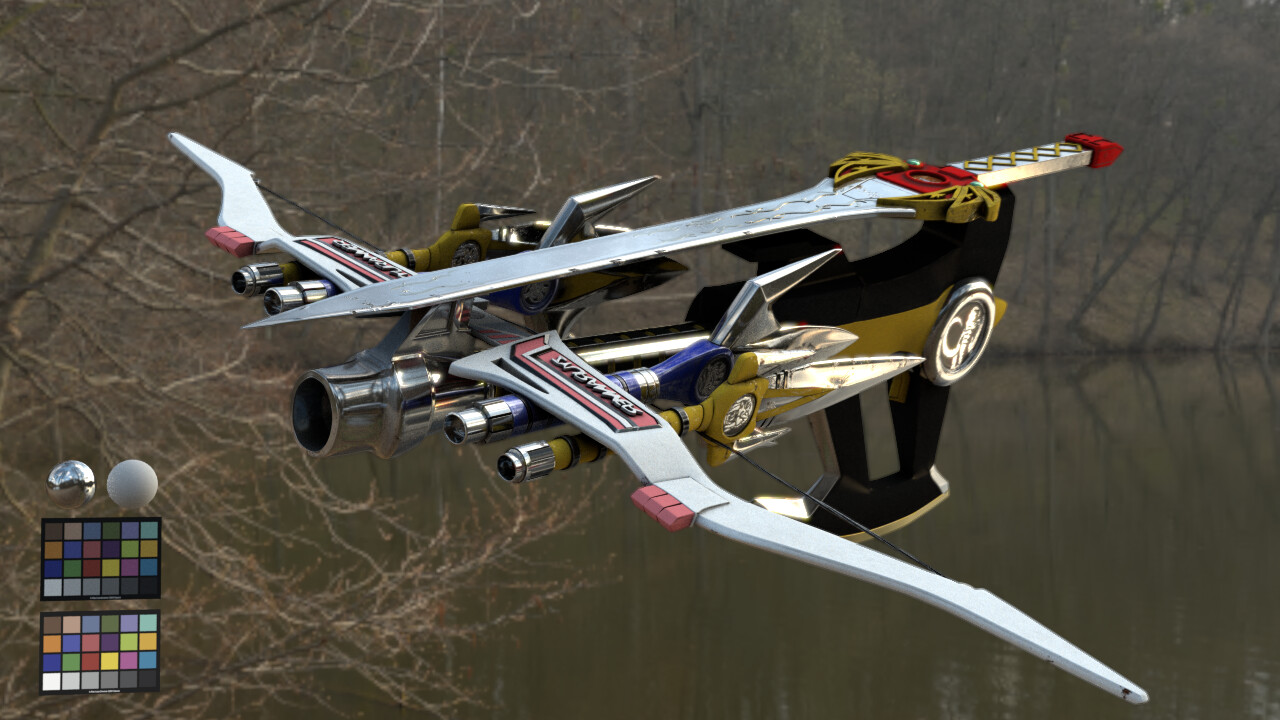 ArtStation - Mighty Morphin Power Rangers Weapons Remake.