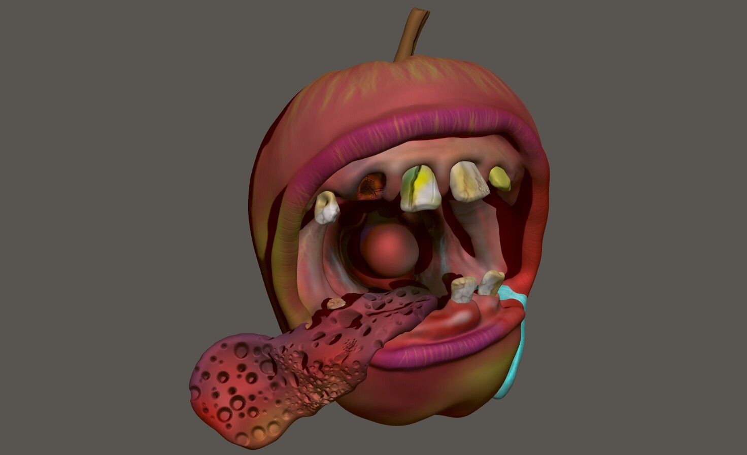 ArtStation - Apple zombie