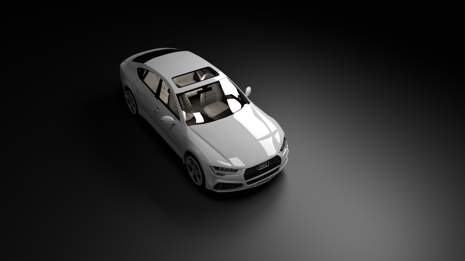 ArtStation - AUDI CAR 3D MODELLING