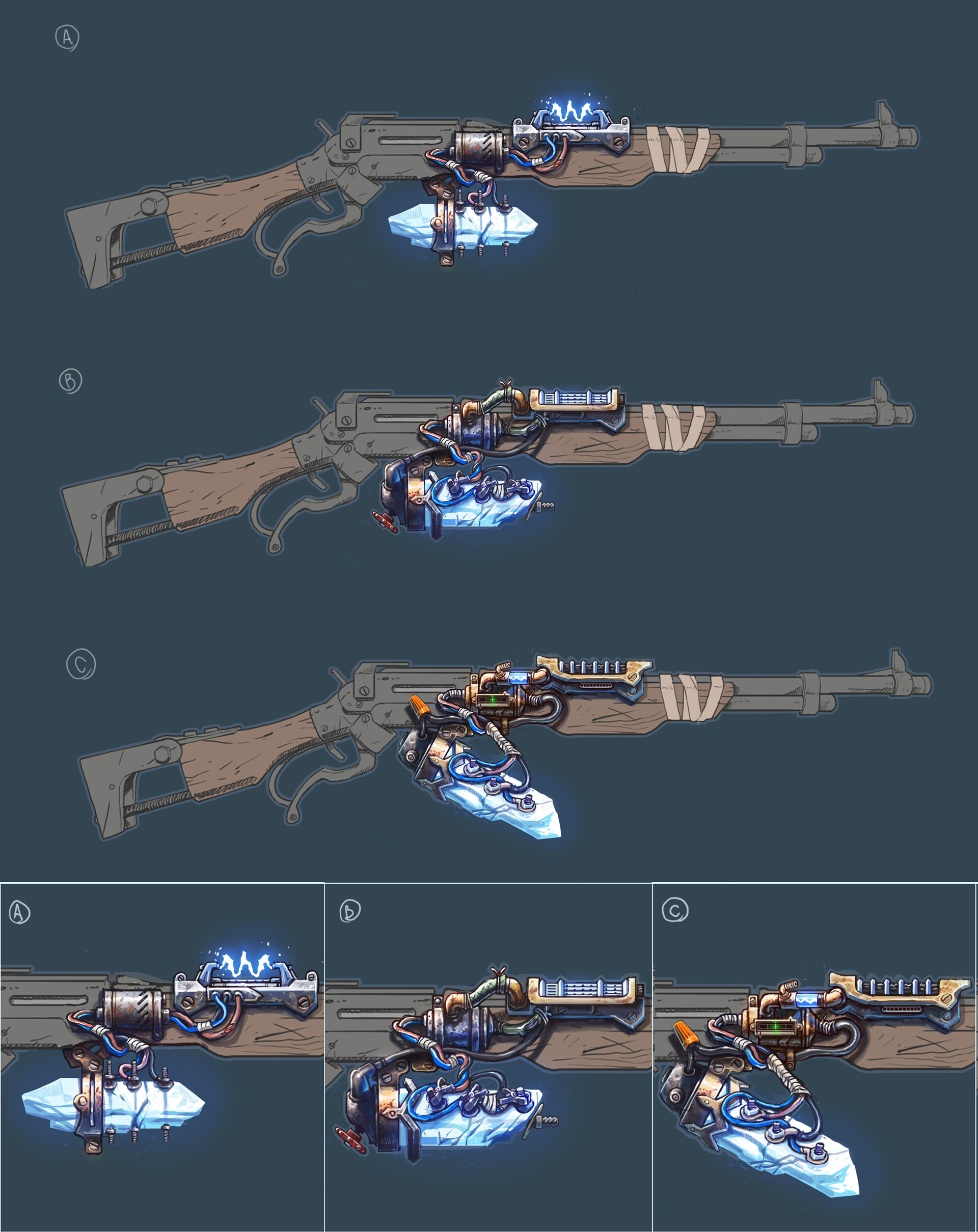 ArtStation - Remnant: From the ashes Pan upgrade concepts