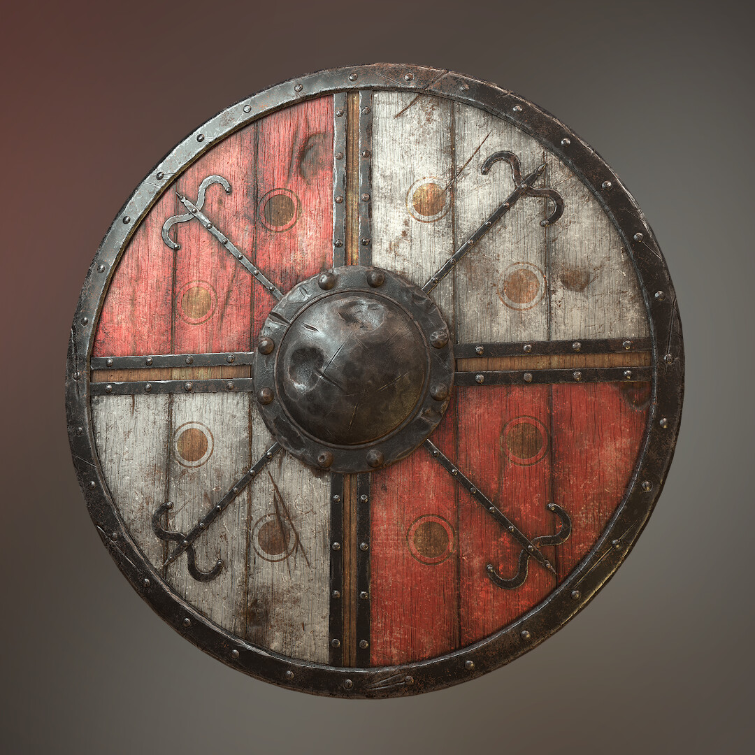 ArtStation - Red and White Shield, Dark Souls III fanart