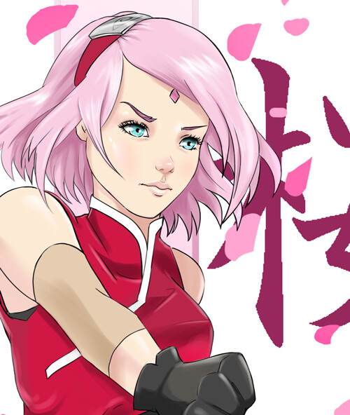 ArtStation - Sakura Fanart