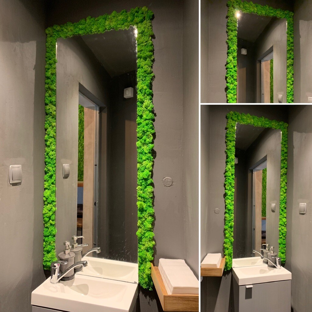 ArtStation - Inverted U-shaped frame created of #rendeer #moss by ...