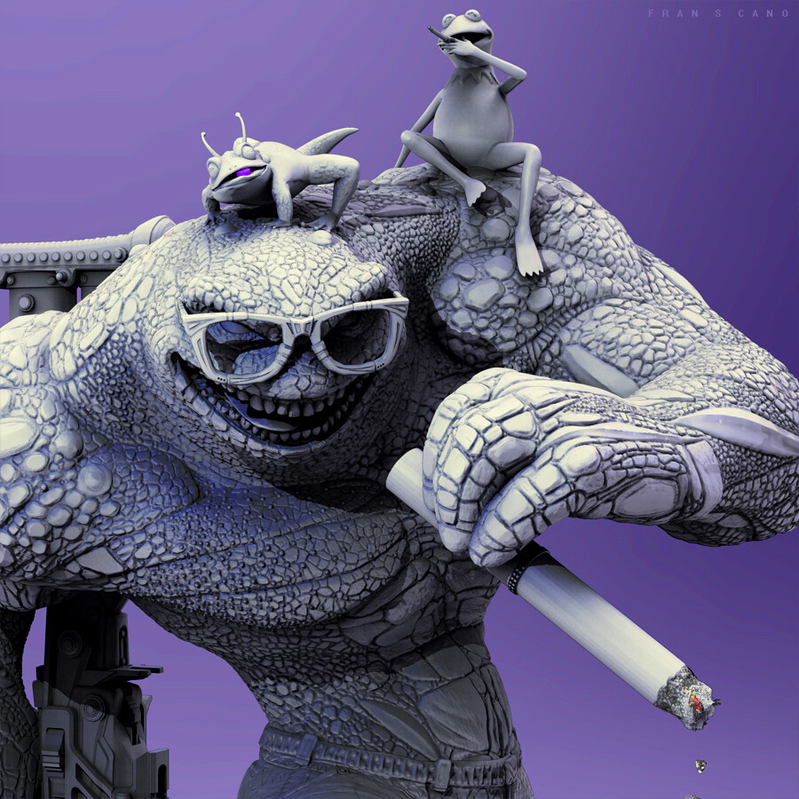 ArtStation - RASH - BATTLETOADS