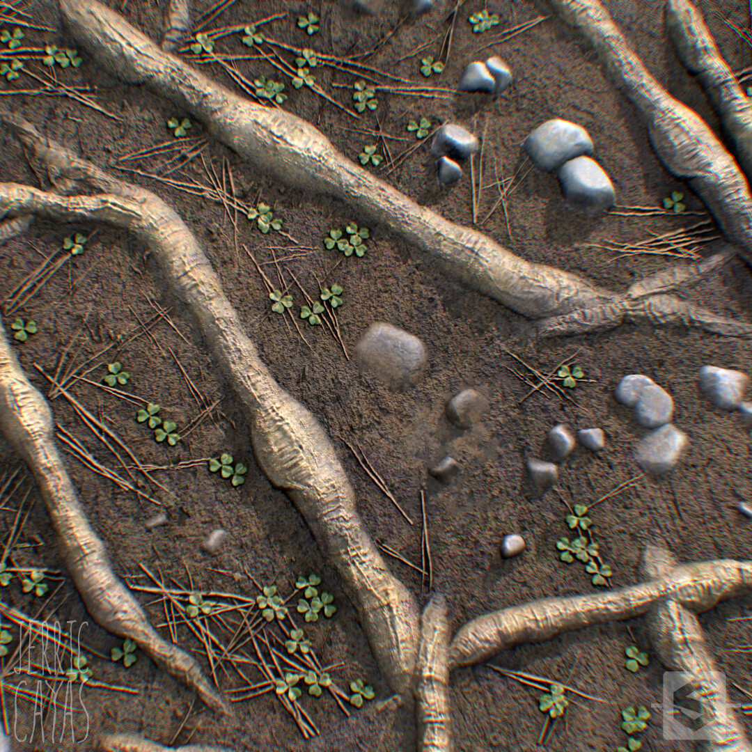 ArtStation - Layered Forest Floor Materials