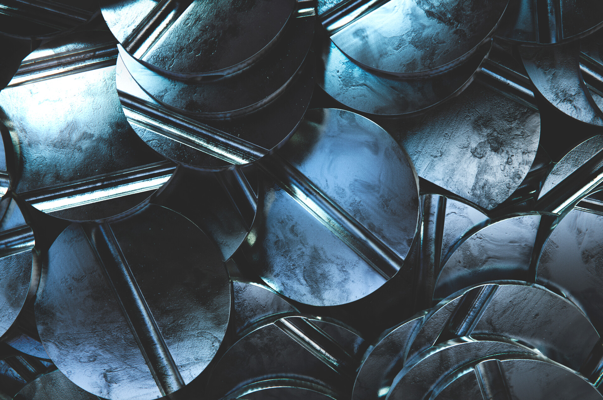 ArtStation - Coin Pile - Rigid Body Simulation Exercise