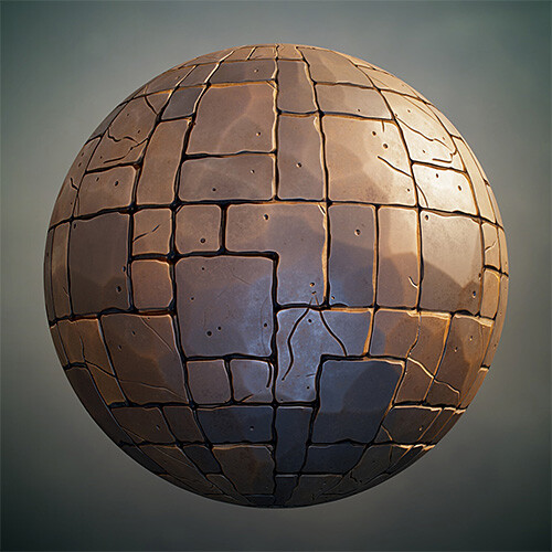 ArtStation - Stylized Stone Floor