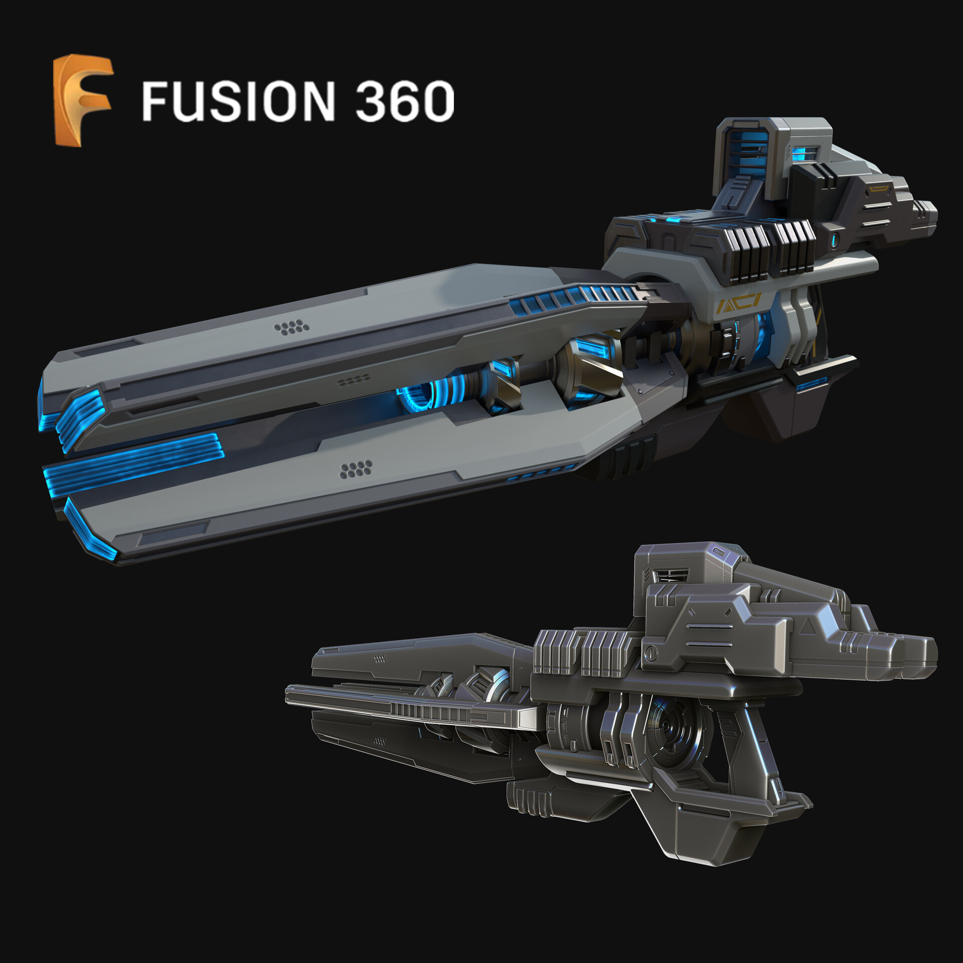ArtStation - Sci-fi Photon Rifle Concept by Rock D