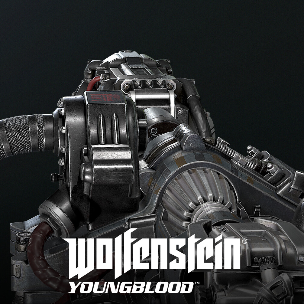ArtStation - Wolfenstein : Youngblood - Weapons