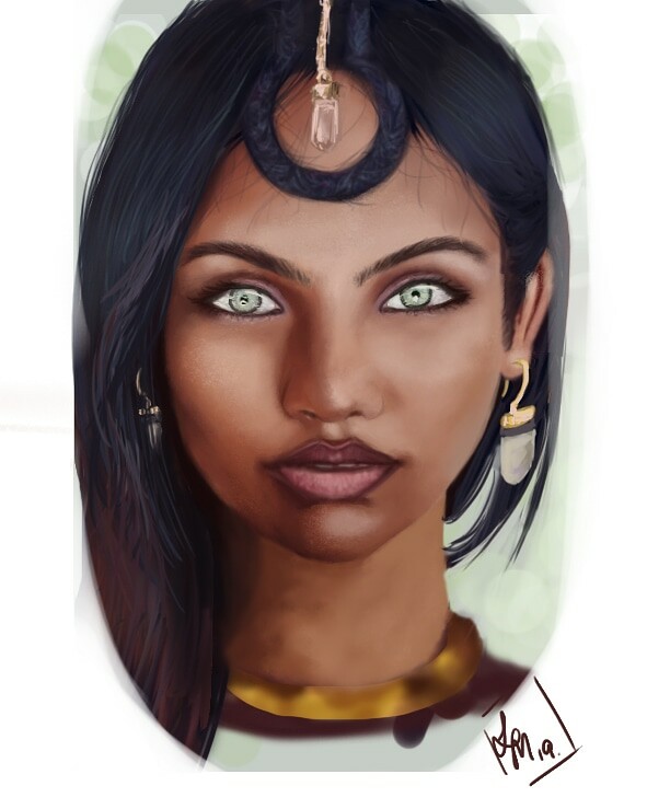 ArtStation - Portrait study (model unknown)