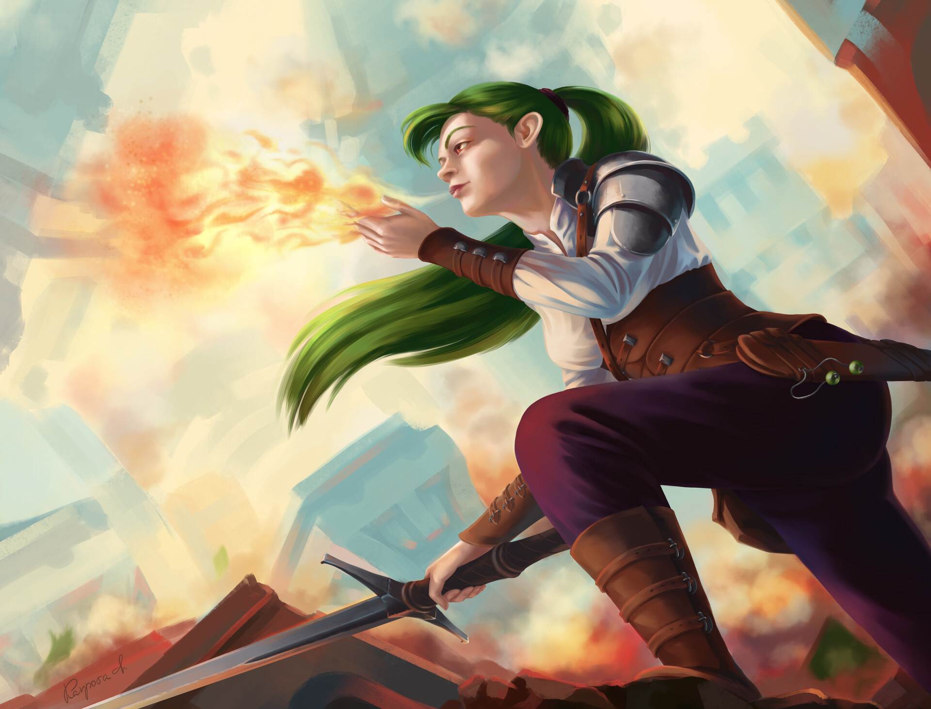 ArtStation - Warrior wizard