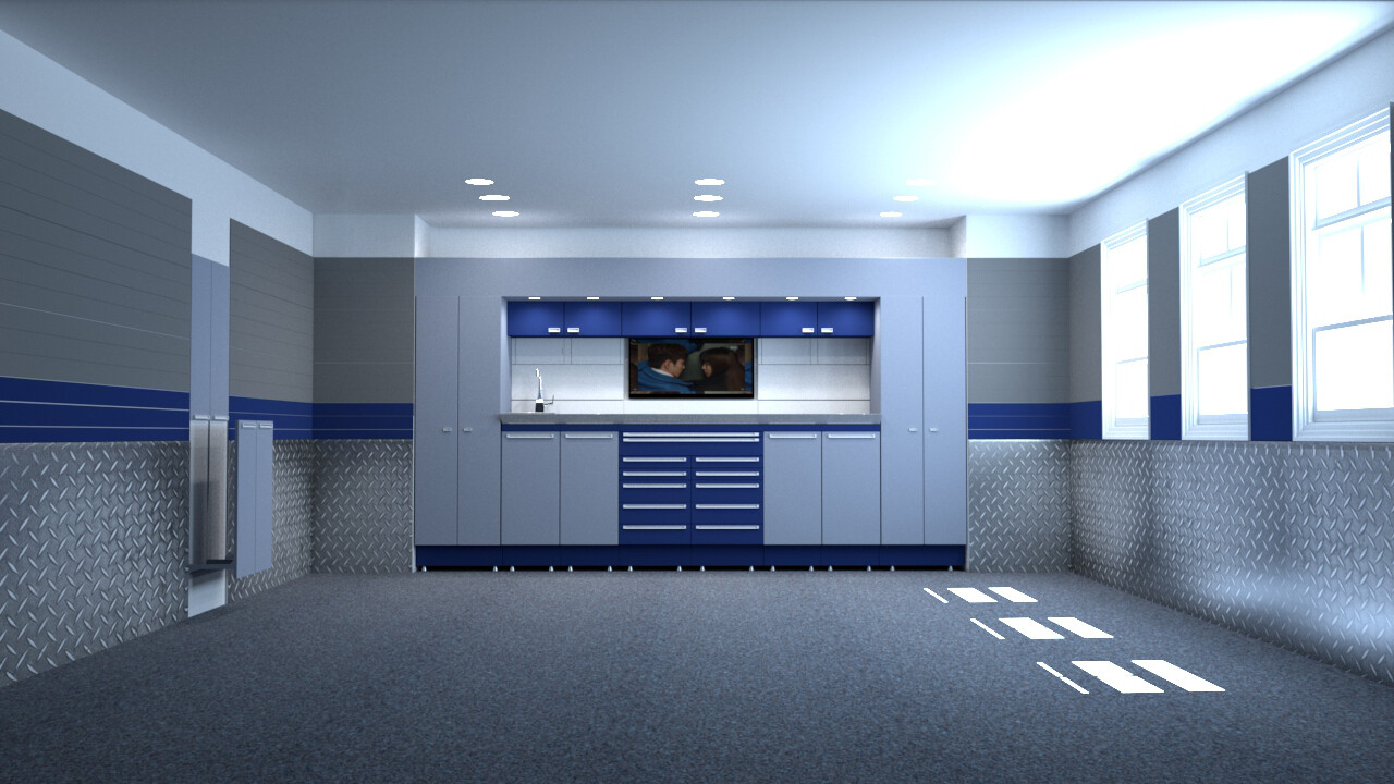 ArtStation - Garage (Re-Render)