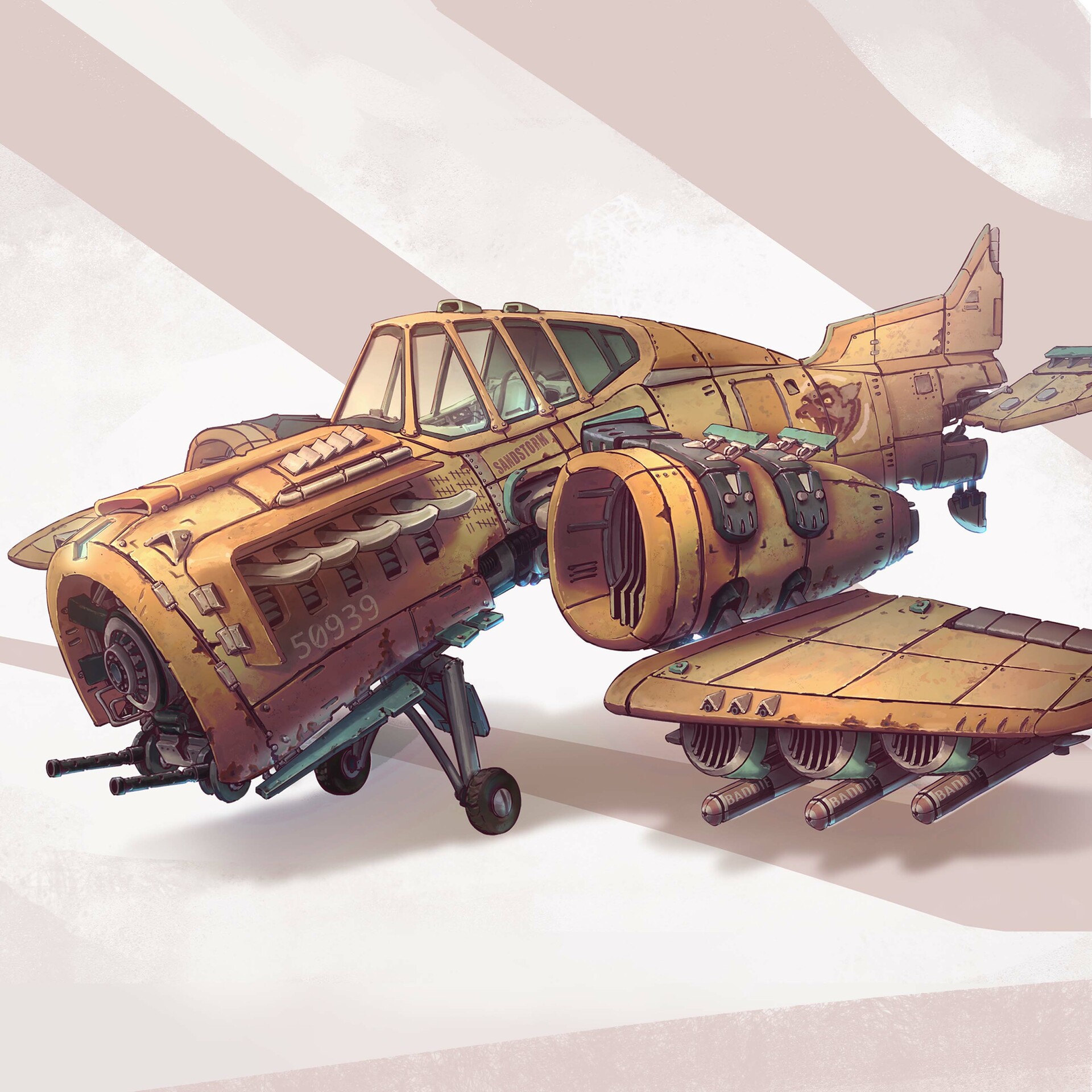 ArtStation - Bunker City Racing - Sandstorm