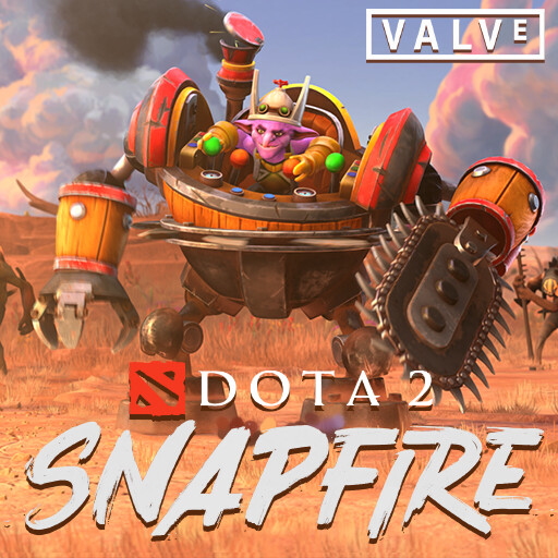 ArtStation - Dota 2: Snapfire - Timbersaw Mech