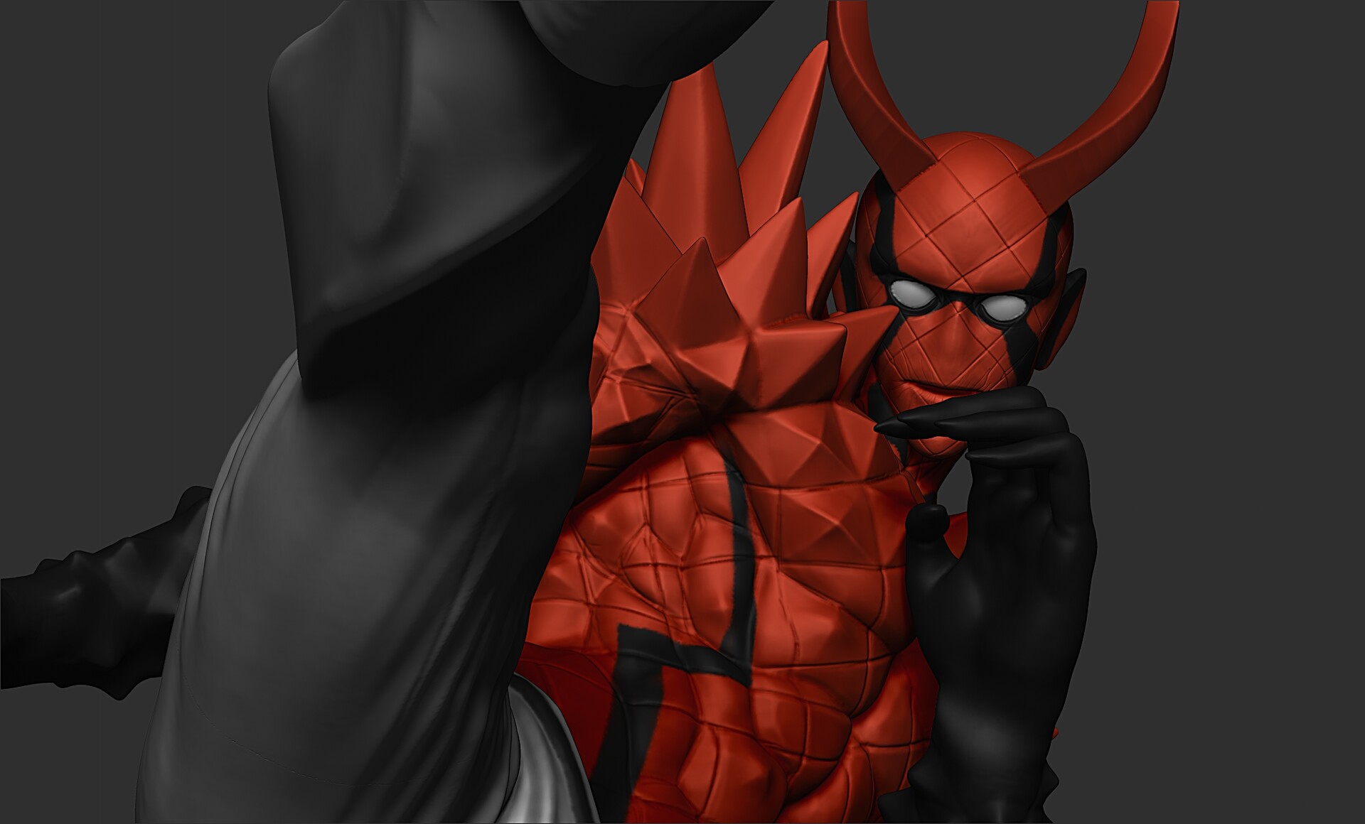 ArtStation - Choze - 3dprint Statue - One Punch-Man - Fanart