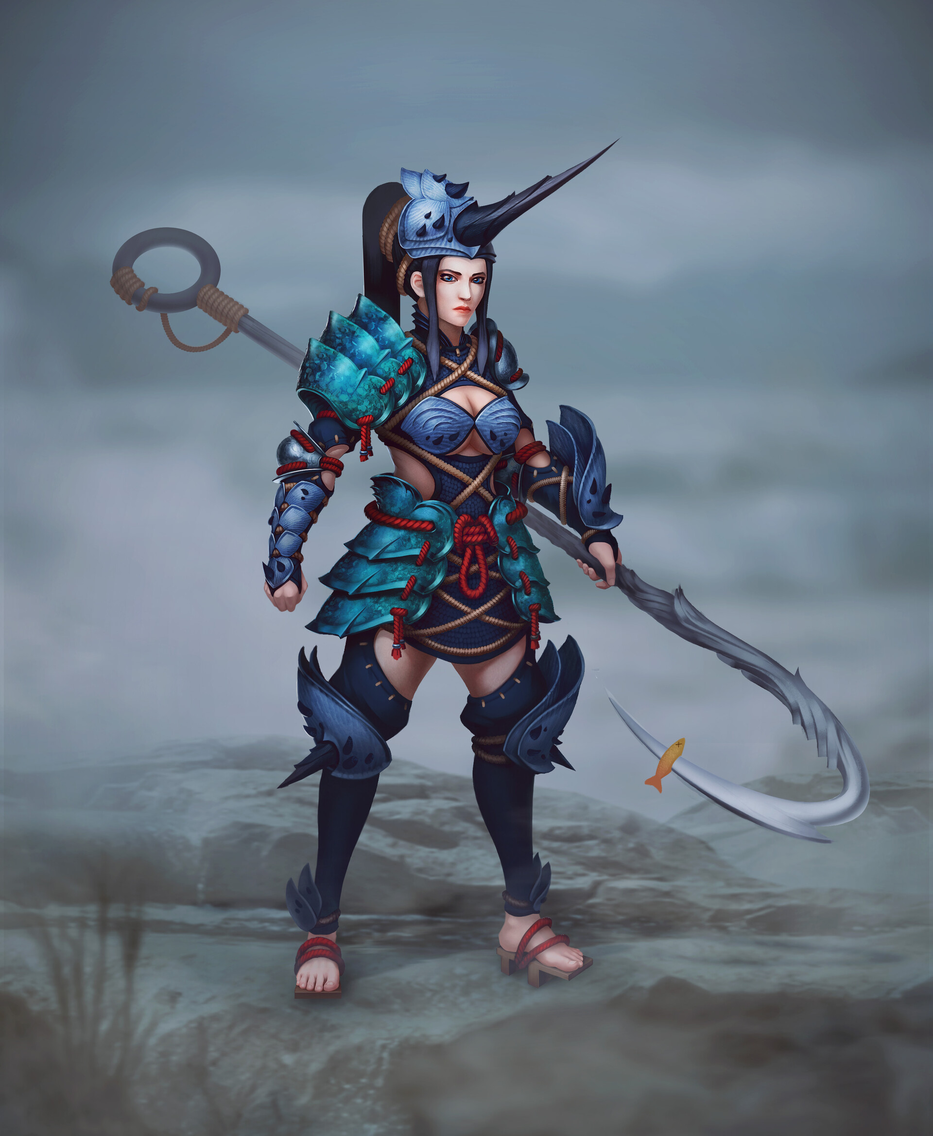 ArtStation - Angler girl