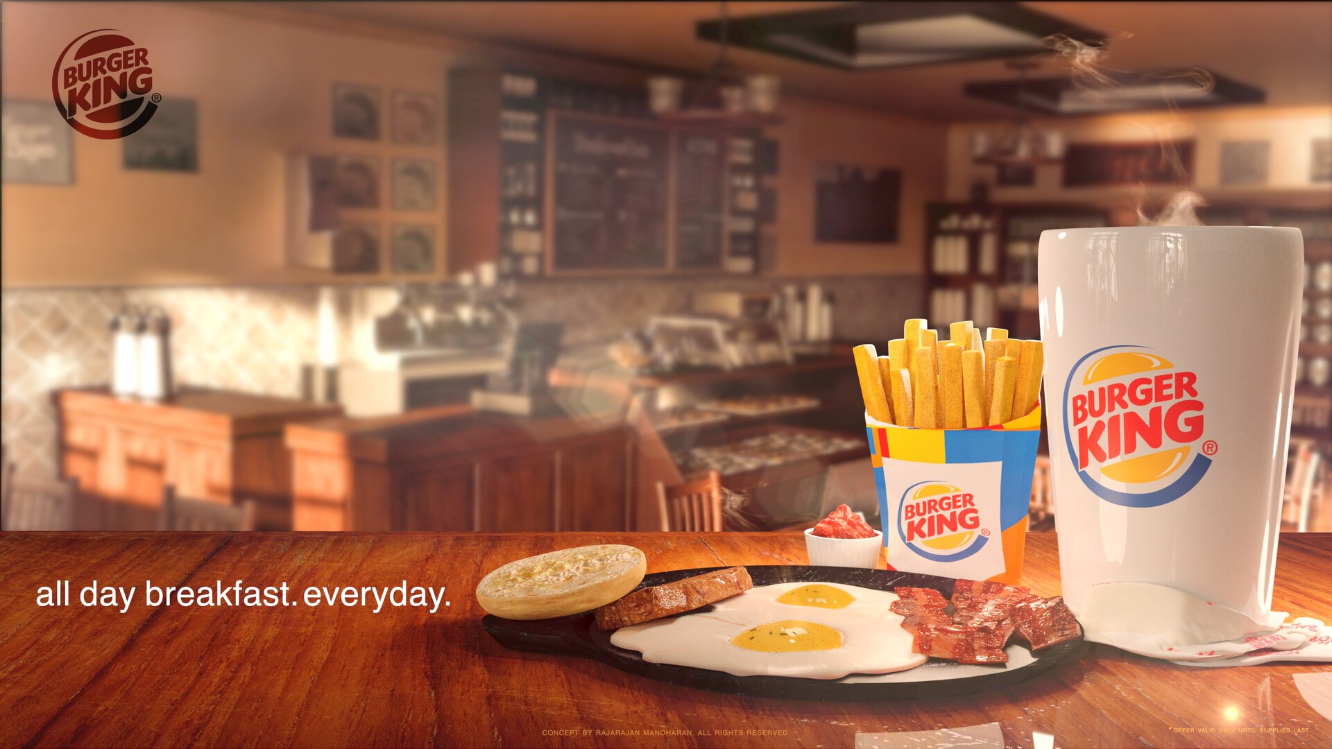 ArtStation - The Big Breakfast (Burger King Concept)