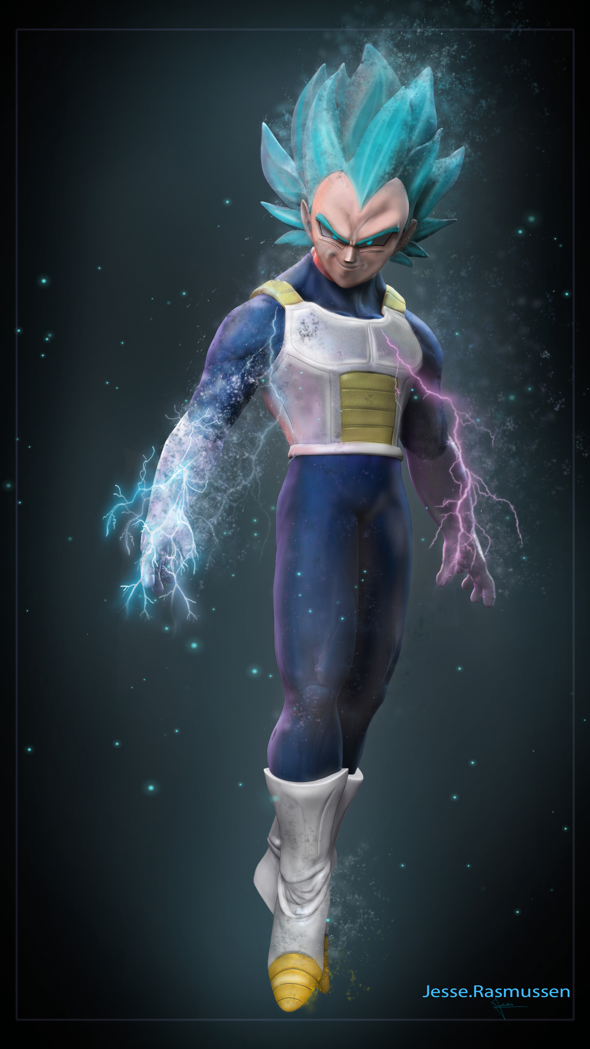 ArtStation - Vegeta Blue GOD