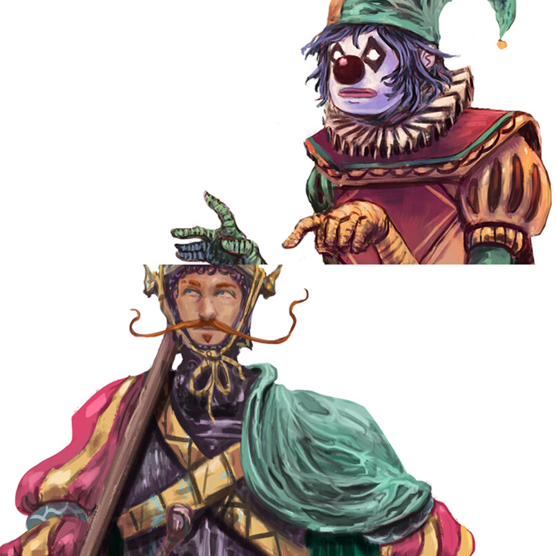 ArtStation - Jester and Guard