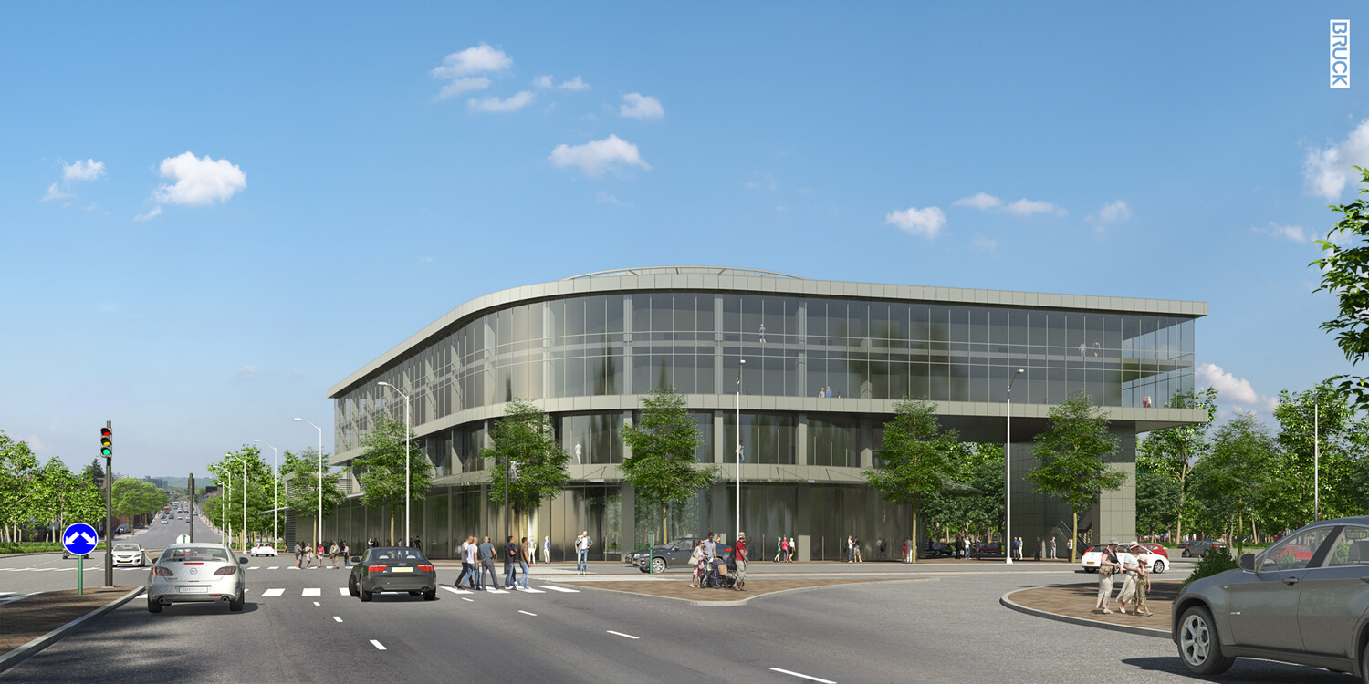 ArtStation - Commercial building renders Kesem Project