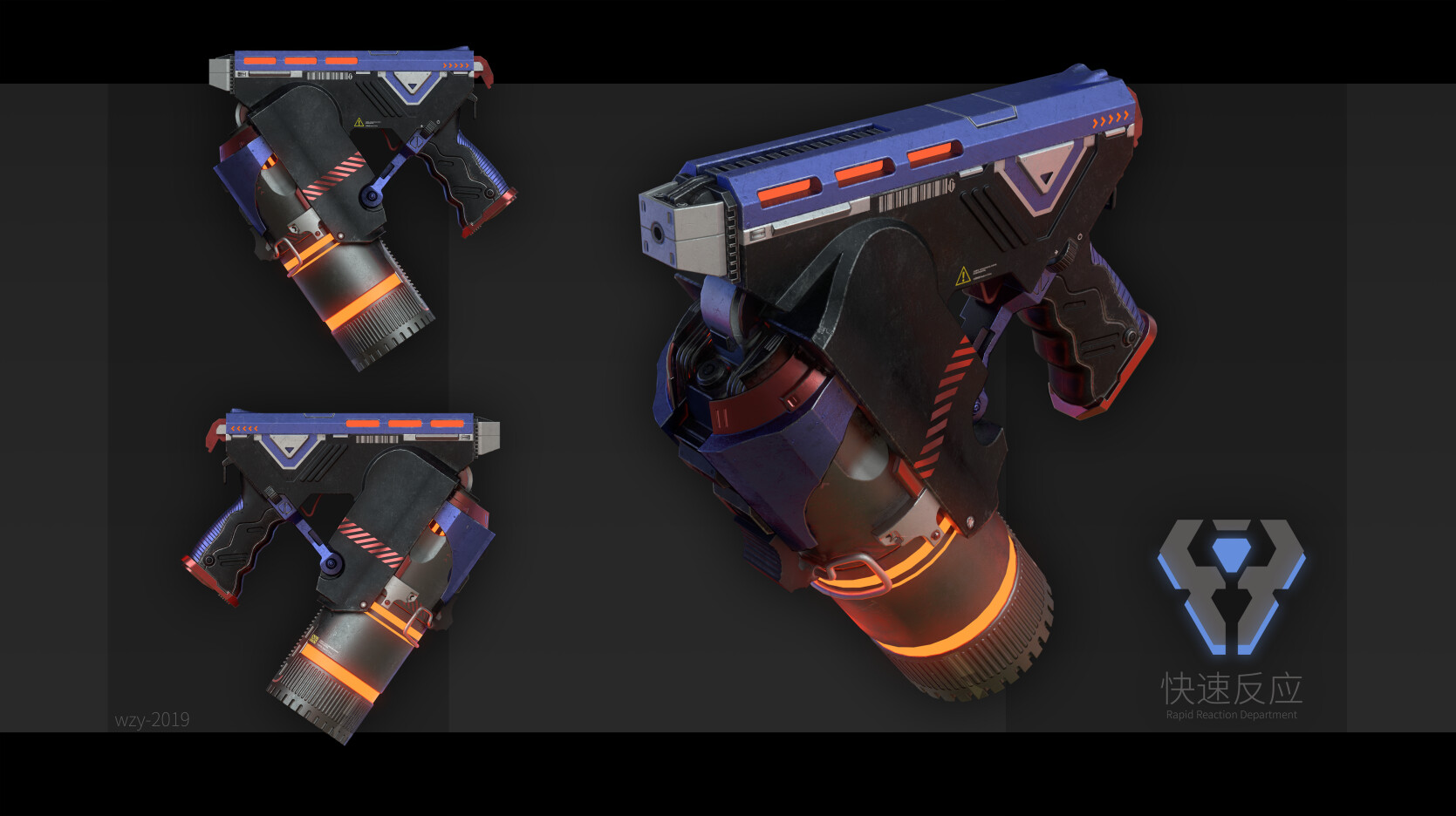 ArtStation - #Practice: Pistol using chemicals