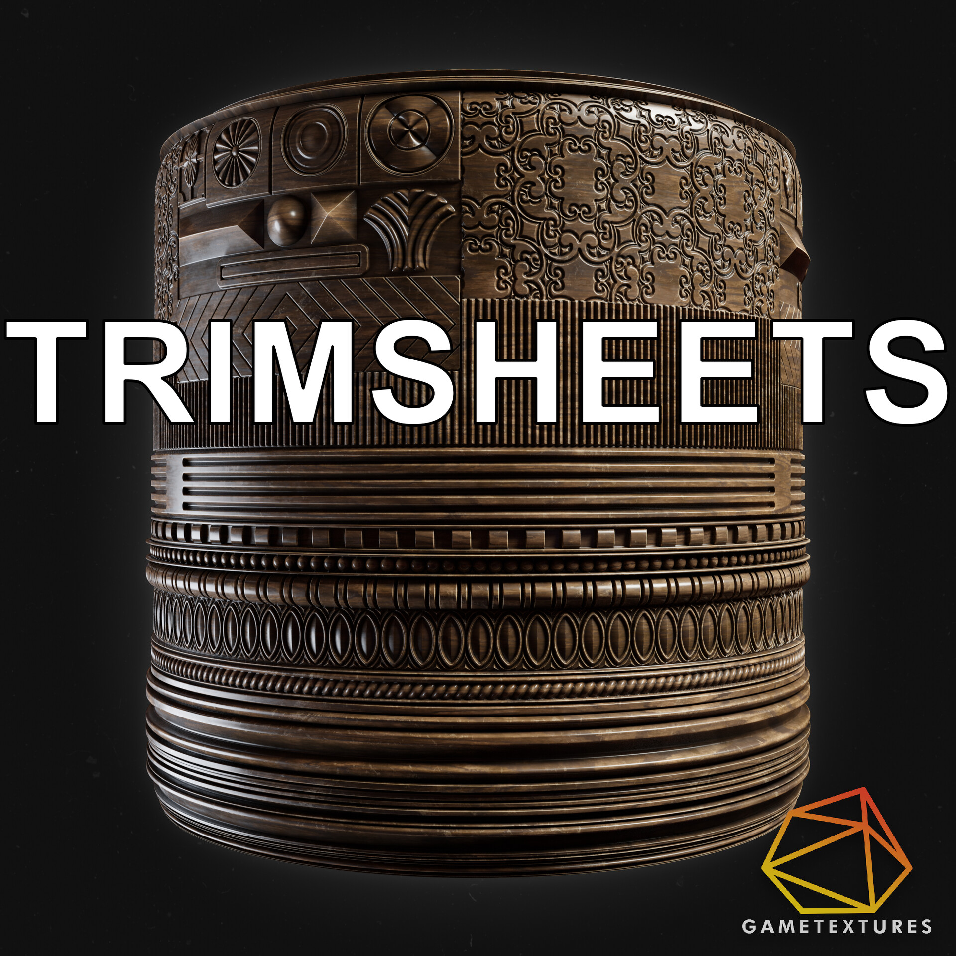ArtStation - GT Ornate Trimsheets