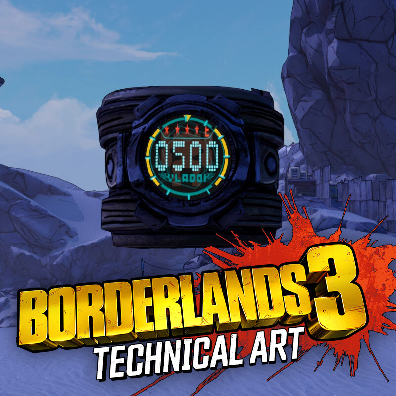 ArtStation - Moze's Watch Face