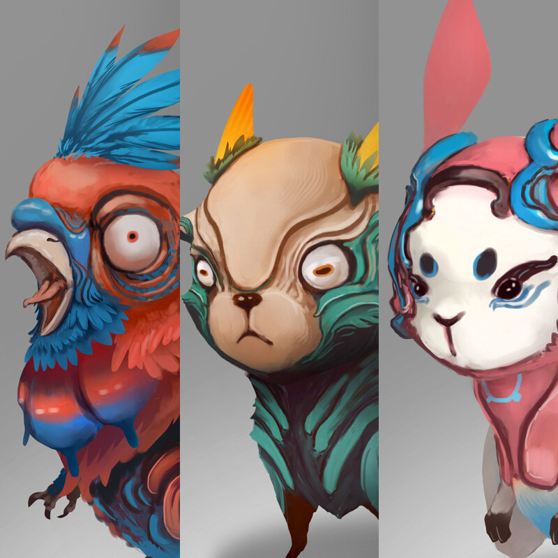 ArtStation - Creatures Practice 2