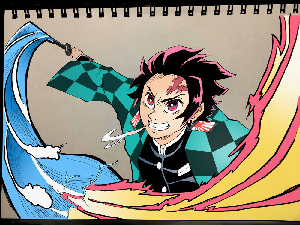 ArtStation - Demon Slayer: Tanjiro - 01