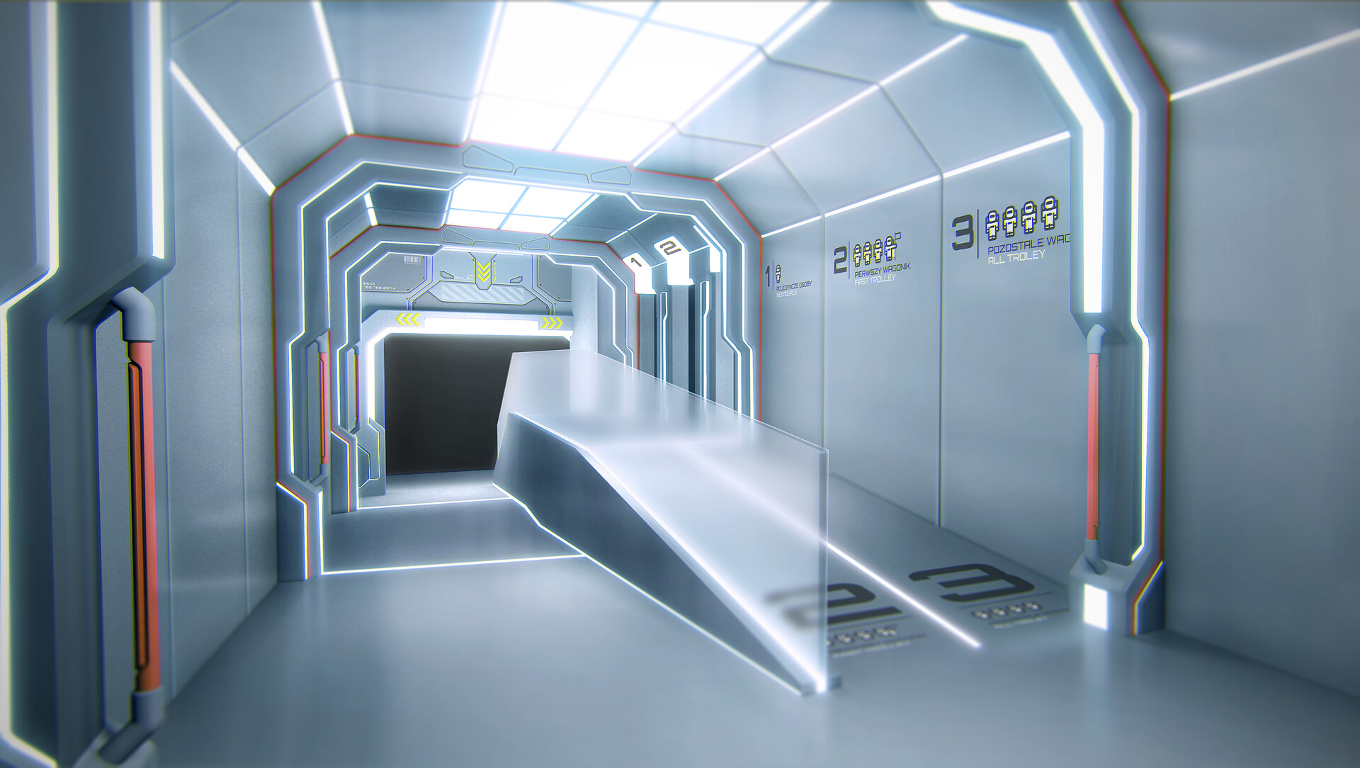 ArtStation - Concepts for Mega Coaster Hyperion / Energylandia