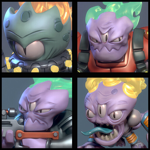 ArtStation - MIB + Ghostbusters - Bad Guys