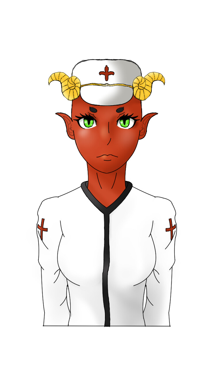 ArtStation - demon nurse