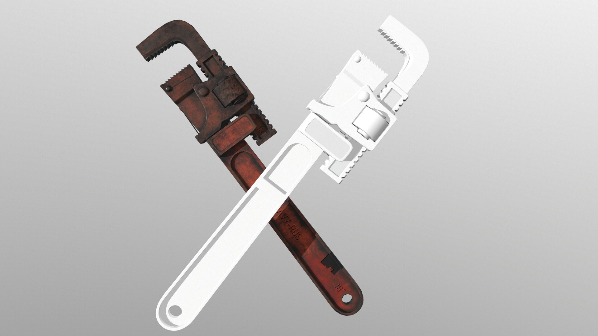 ArtStation - Game prop - Wrench