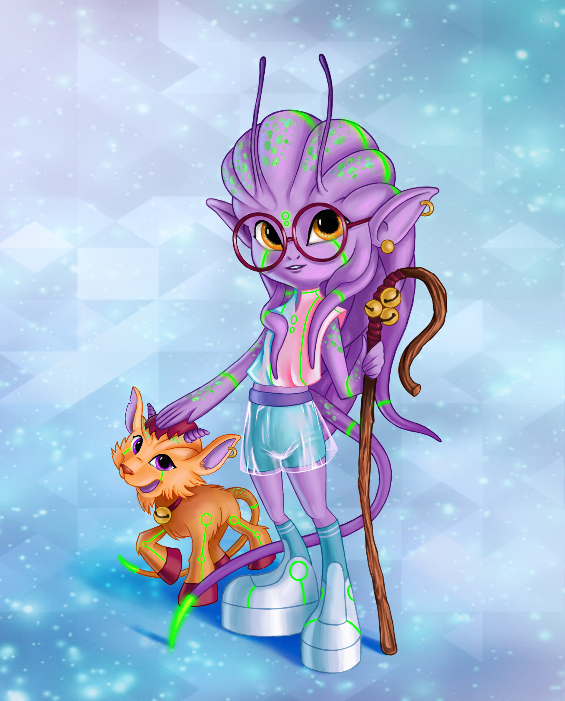 ArtStation - ALIEN SHEPHERD - Character design