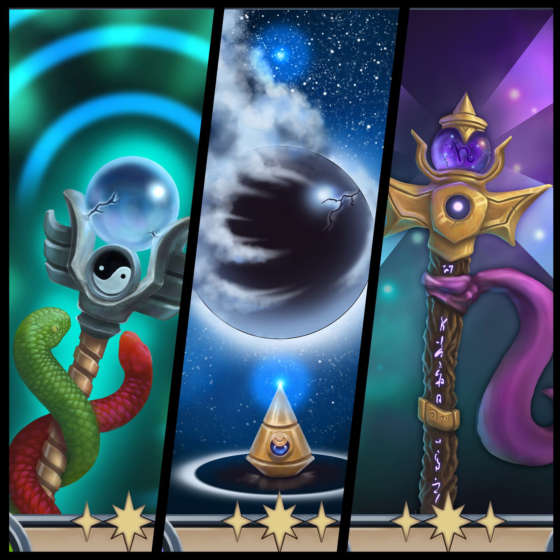 ArtStation - Celestial Weapons p.2