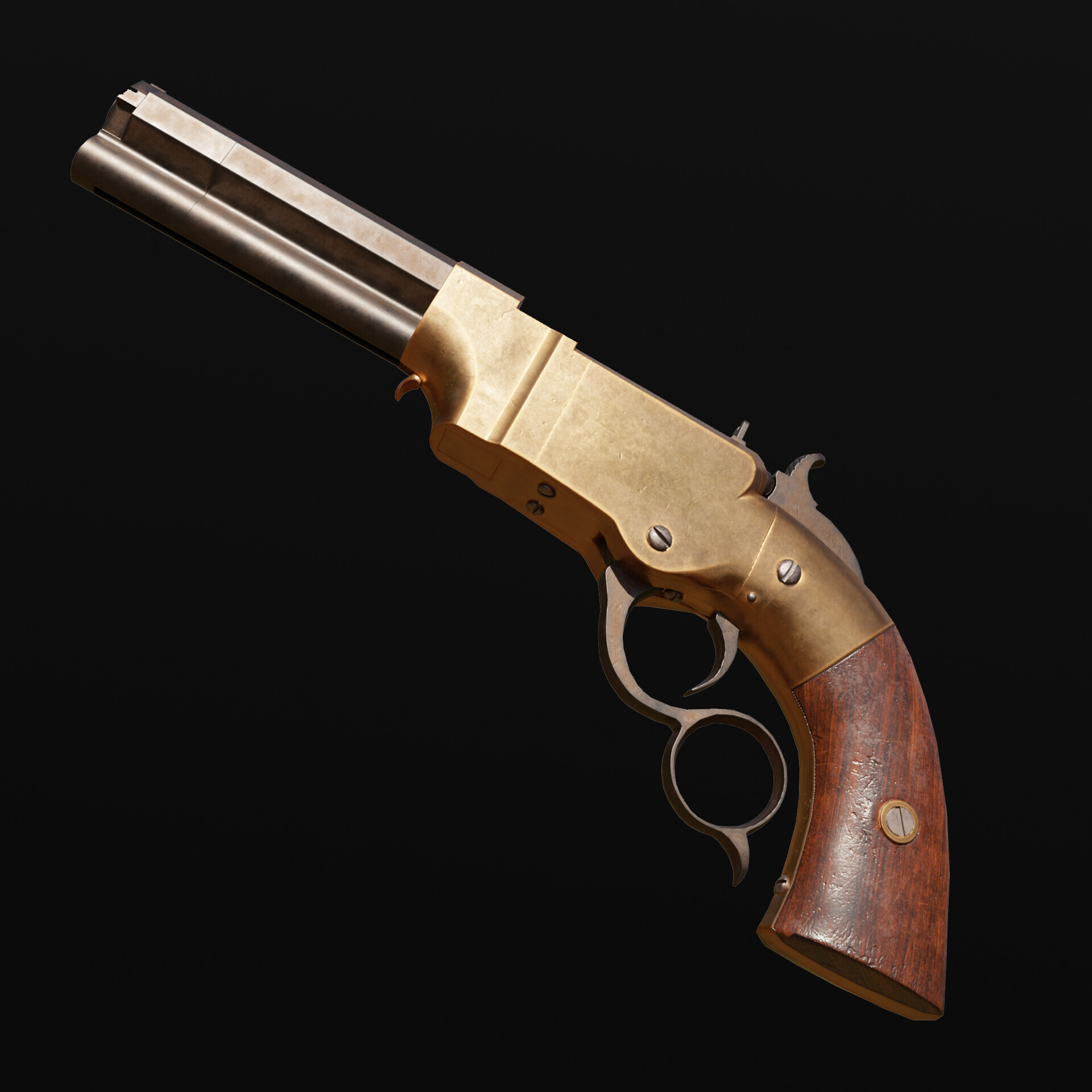 ArtStation - Volcanic repeating pistol