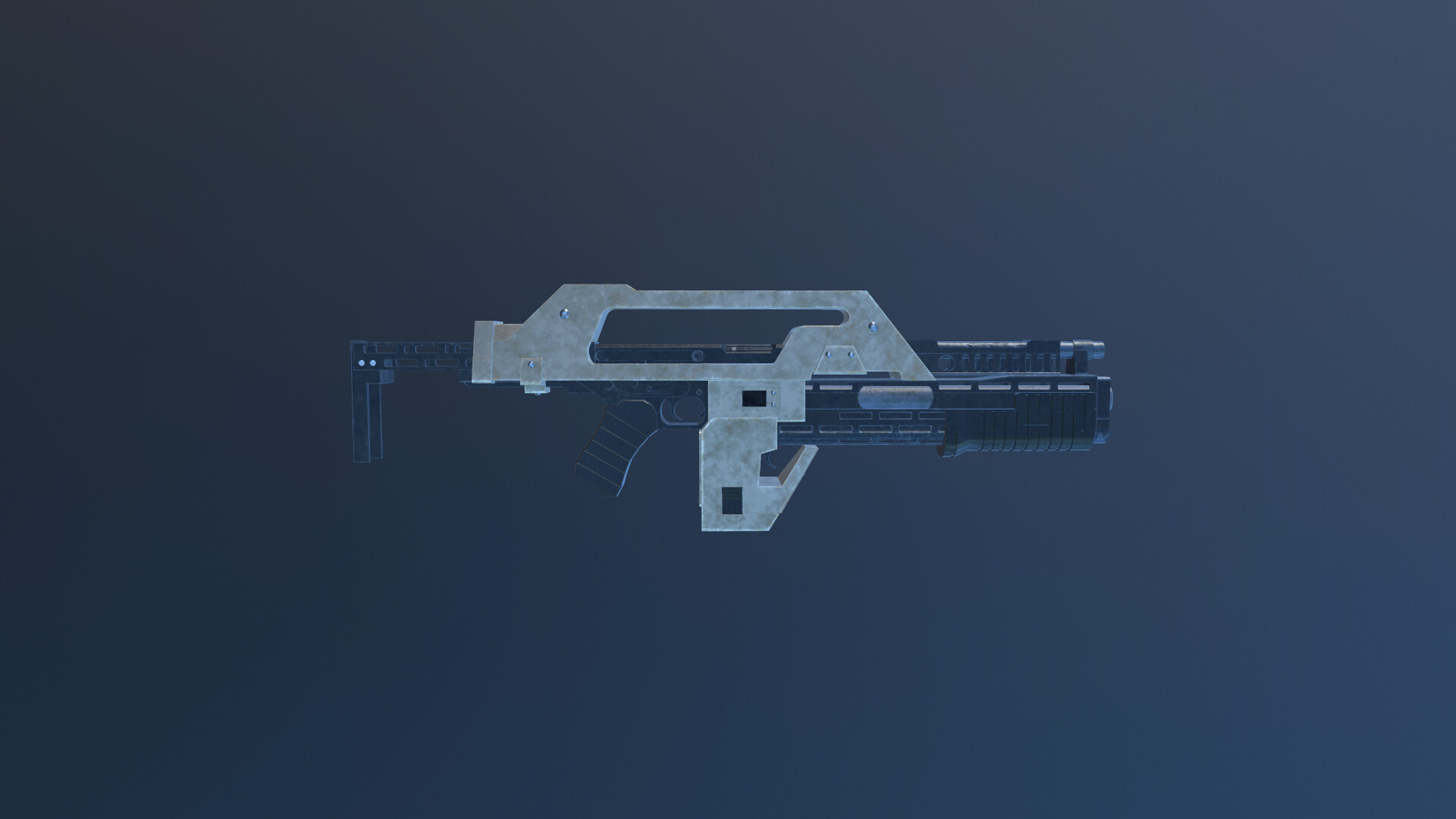 ArtStation - Alien M41A Pulse Rifle