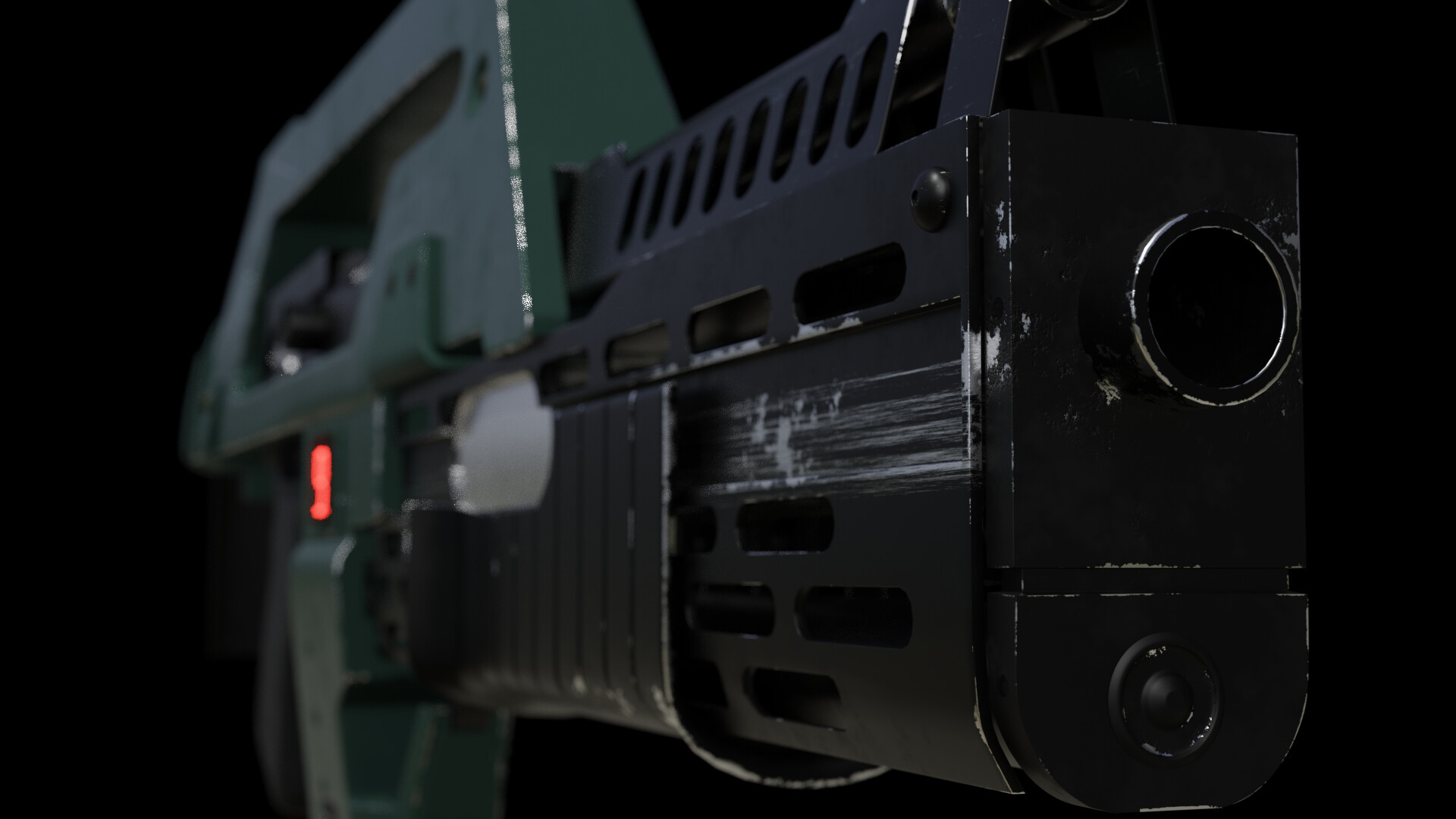 ArtStation - Aliens Marine Pulse Rifle, Viacheslav Shtefan