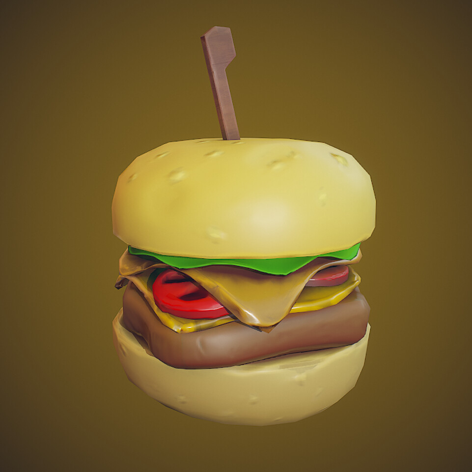 ArtStation - Burger Stylized