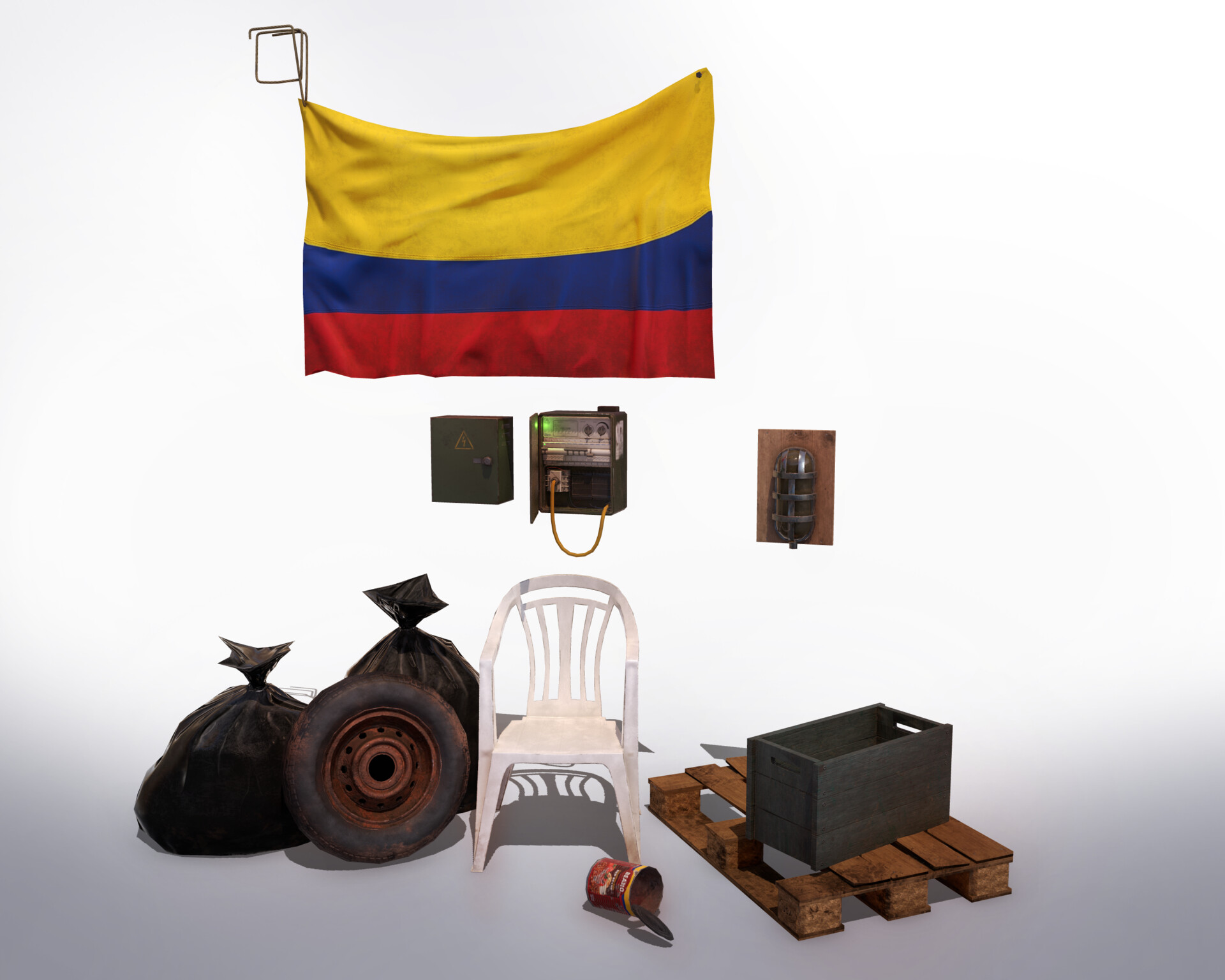 ArtStation - Hitman props