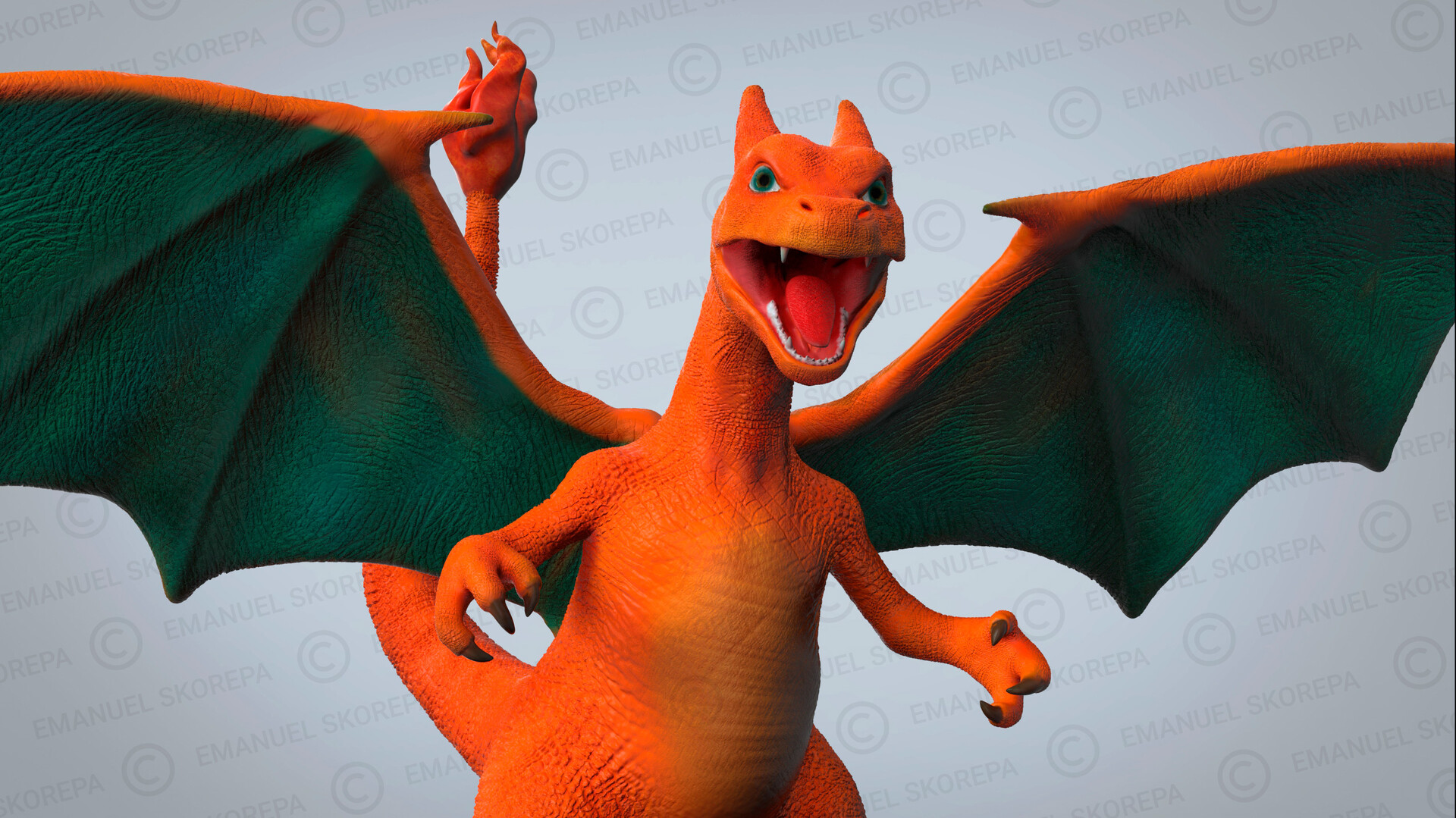 ArtStation - Charizard (for 3d printing)