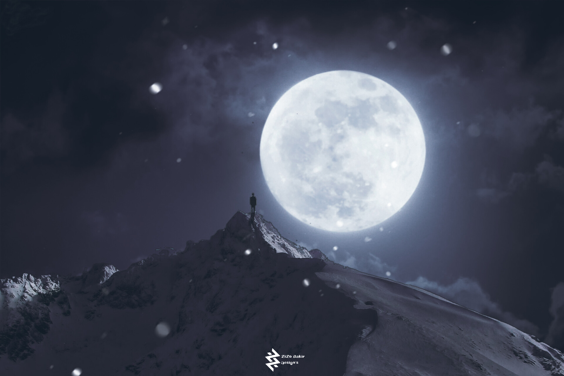 ArtStation - The dark side of the sad night with me