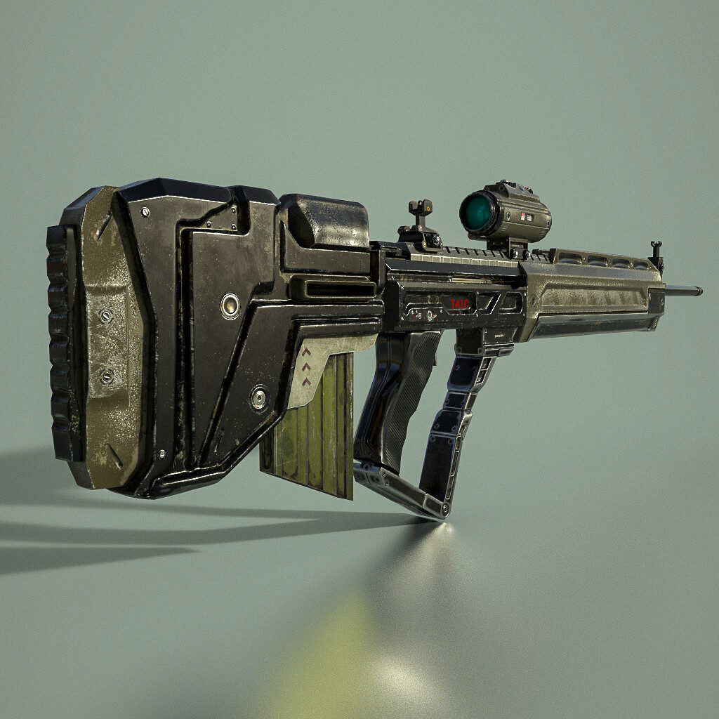 ArtStation - Designated Marksman Rifle T41c