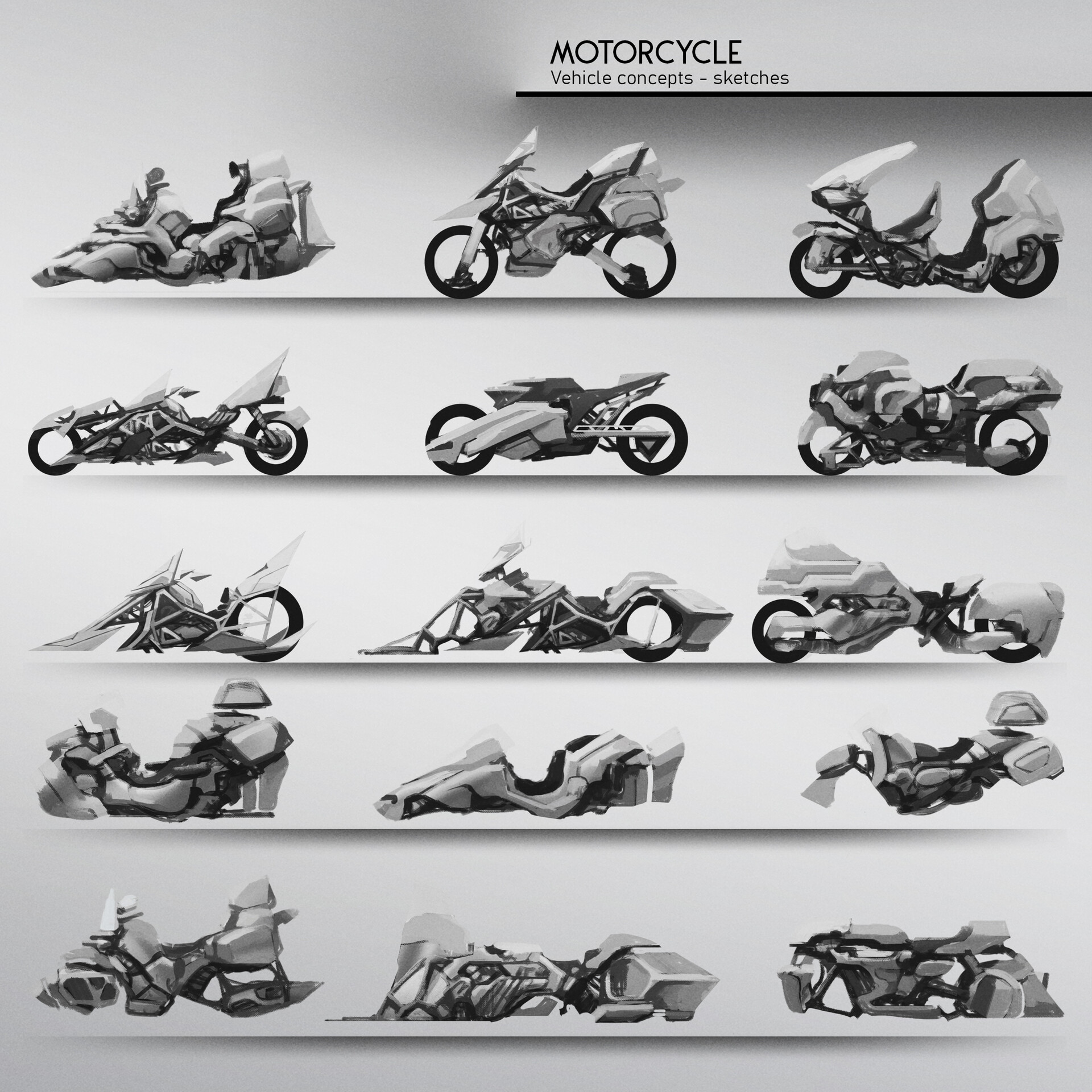 ArtStation - Motorcycles - Next phase