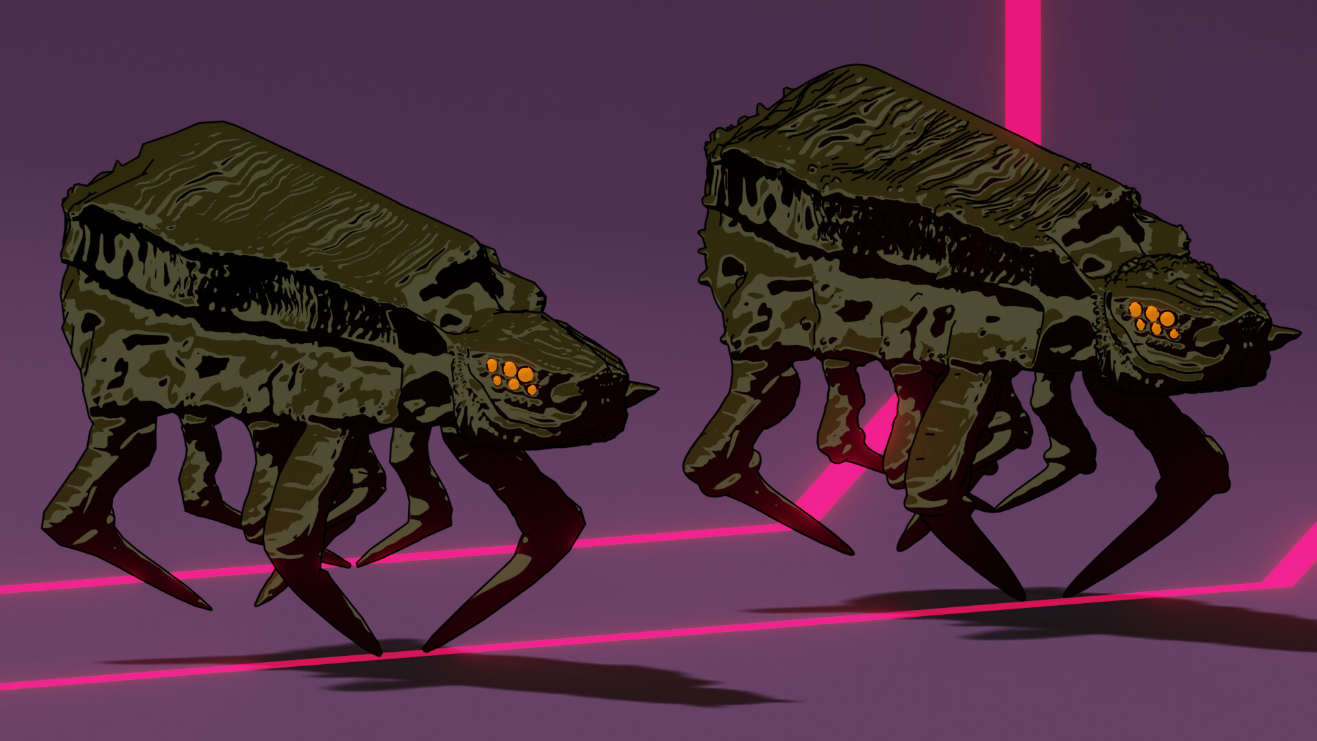 ArtStation - Sculpting, Normal map, AO map and Toon Shading project ...