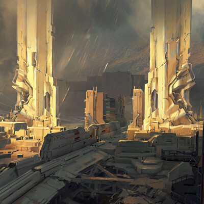 ArtStation - Old teleport station