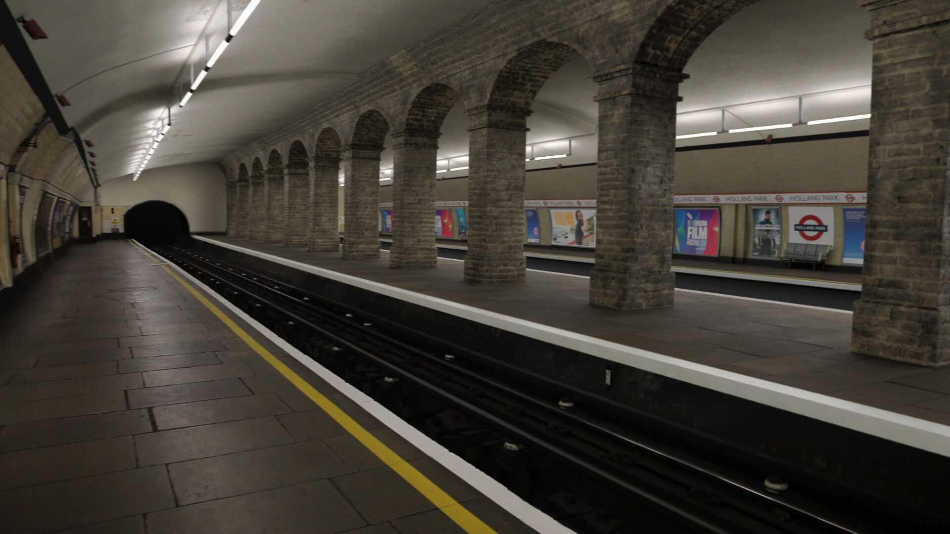 ArtStation - VFX Underground Tube Platform Set Extention