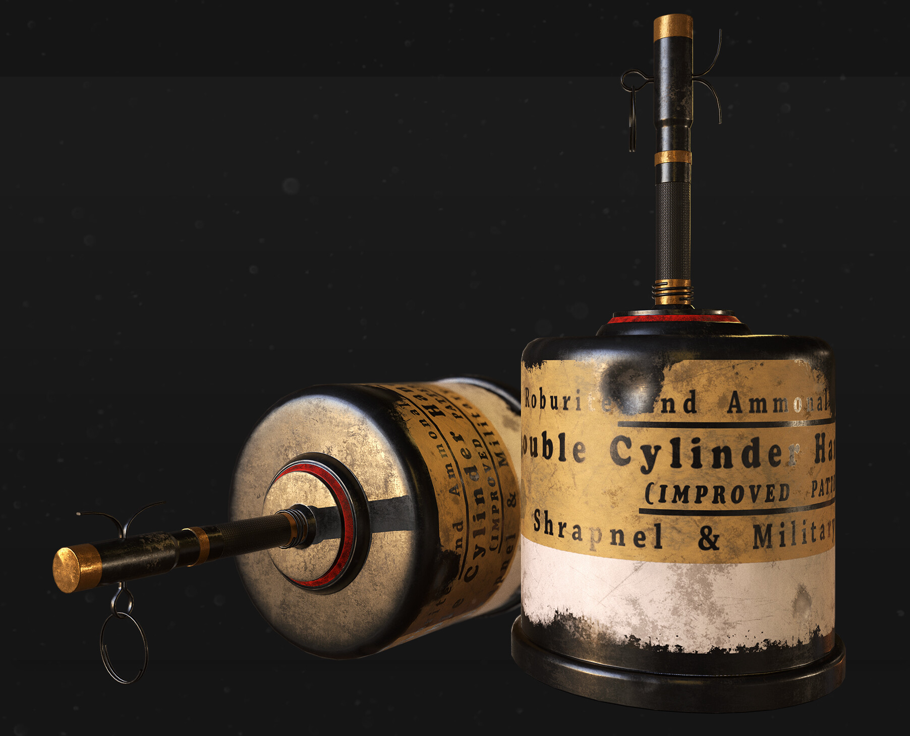 ArtStation - Military prop| Jam Tin Grenade