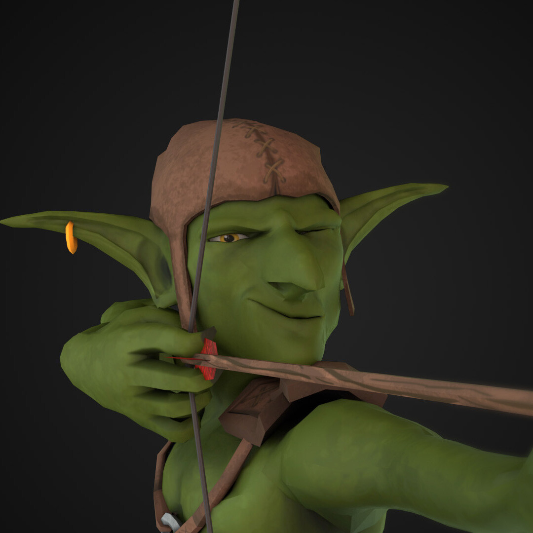 ArtStation - Goblin Shooting Bow Animation