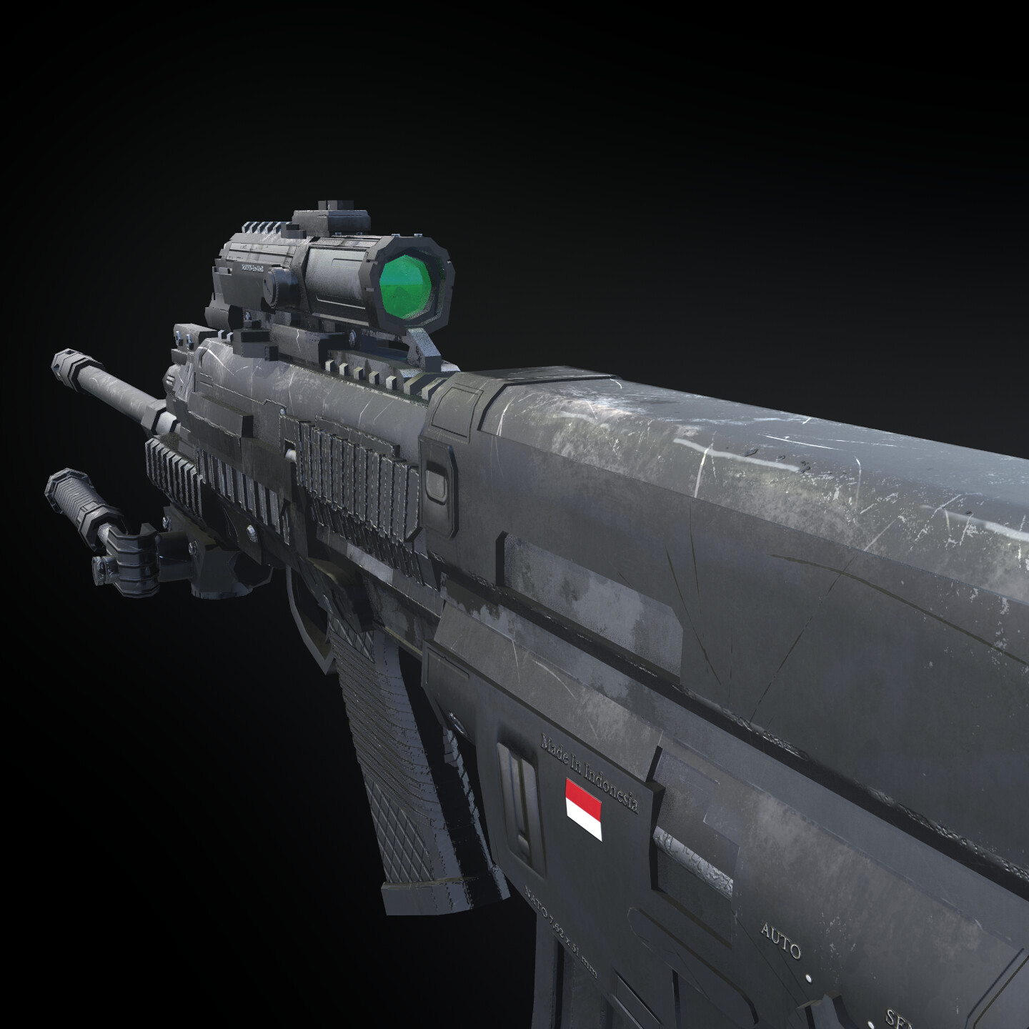 youseuf 98 - Pindad SS3 V4 Sharpshooter Bullpup 3D